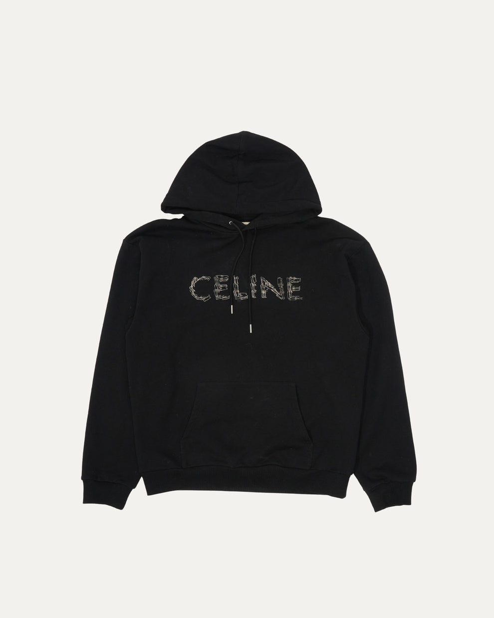 Celine Safety Pin Logo Hoodie – Justin Reed