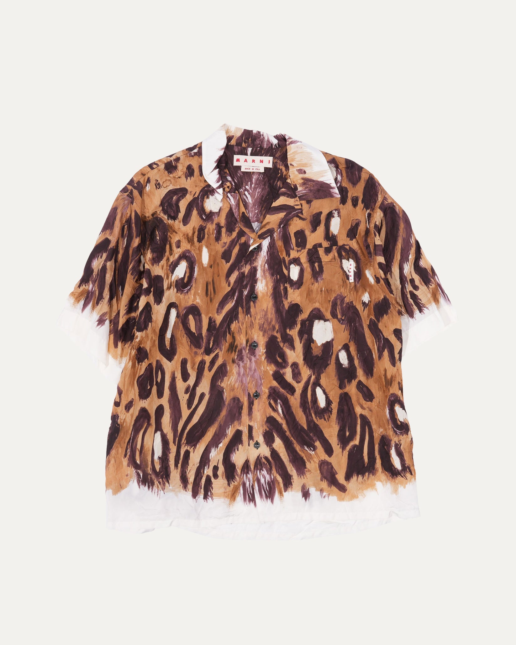 Marni Leopard Print Camp Collar Shirt – Justin Reed