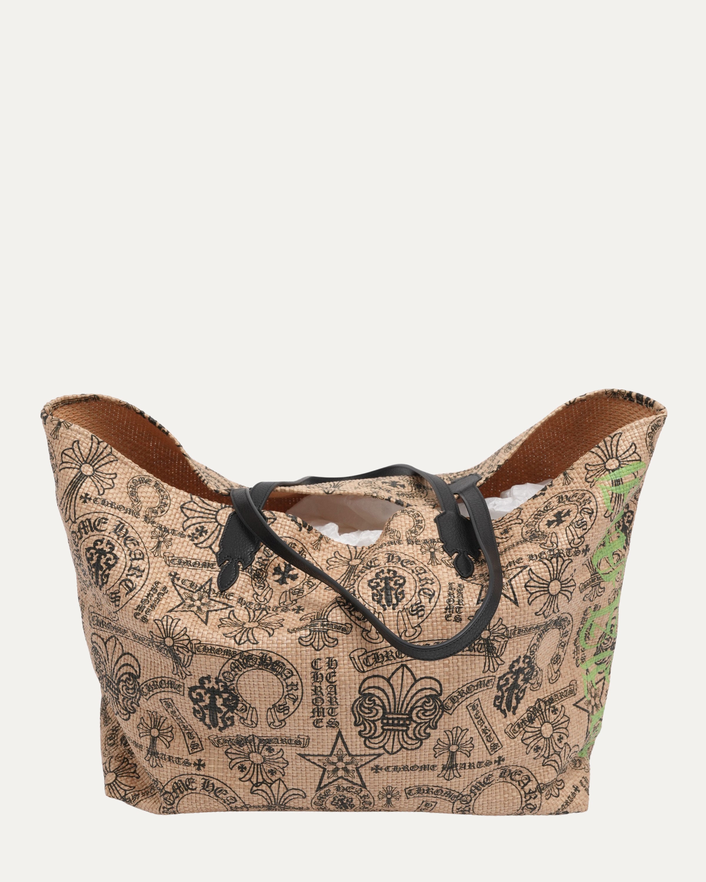 Chrome Hearts Large Miami Straw Beach Bag – Justin Reed