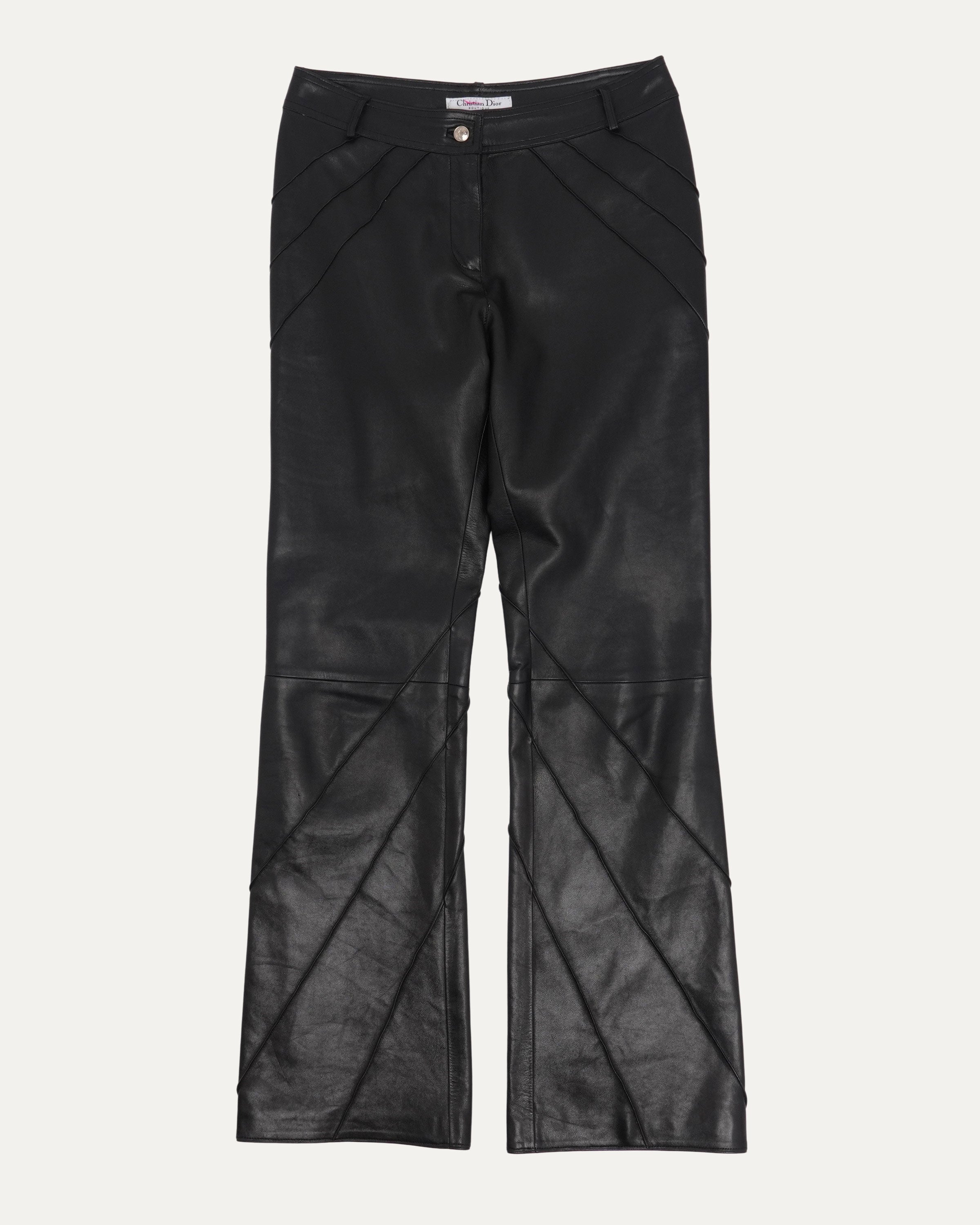 Galliano Era Leather Pants – Justin Reed