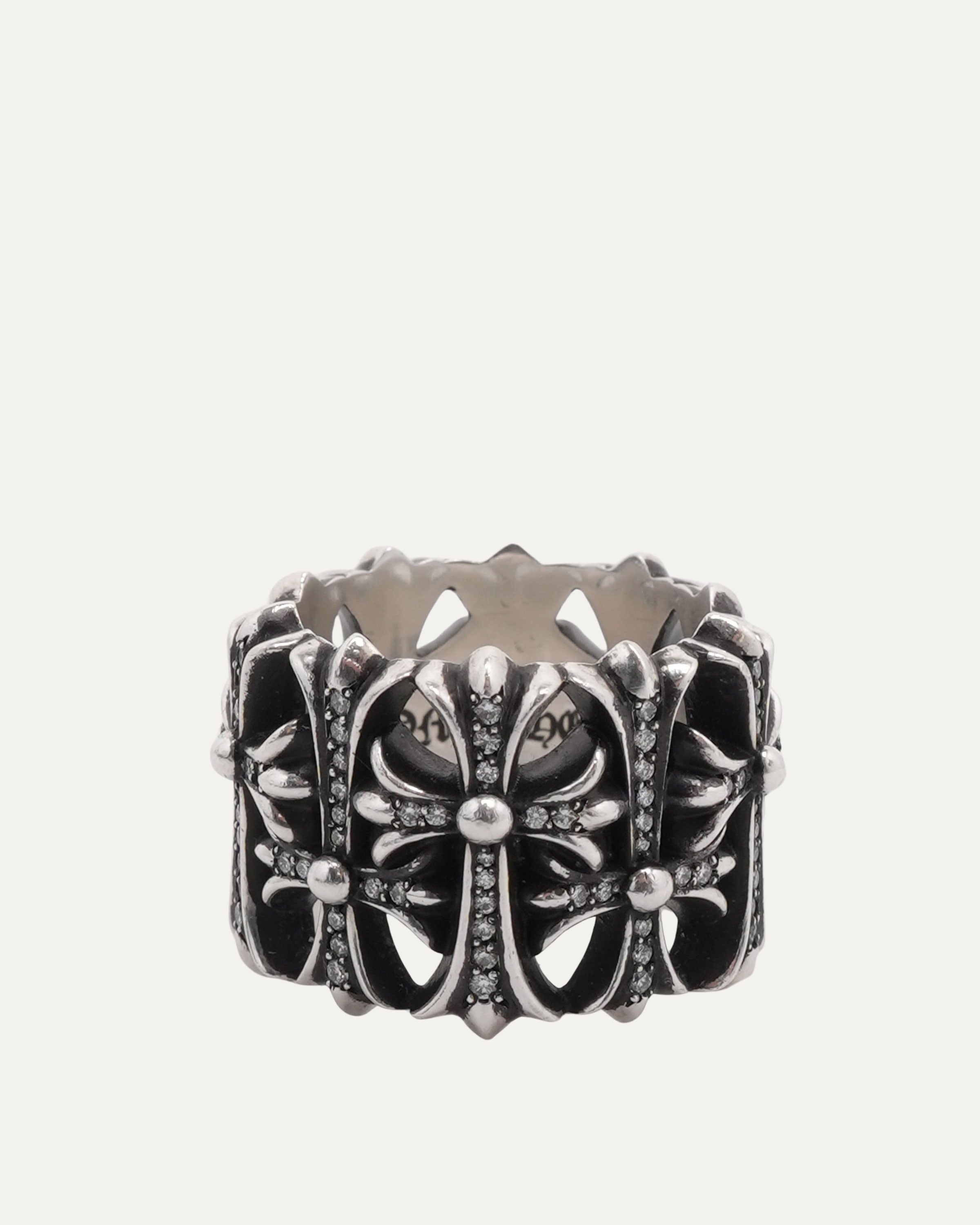 Chrome Hearts Diamond Cemetery Ring – Justin Reed