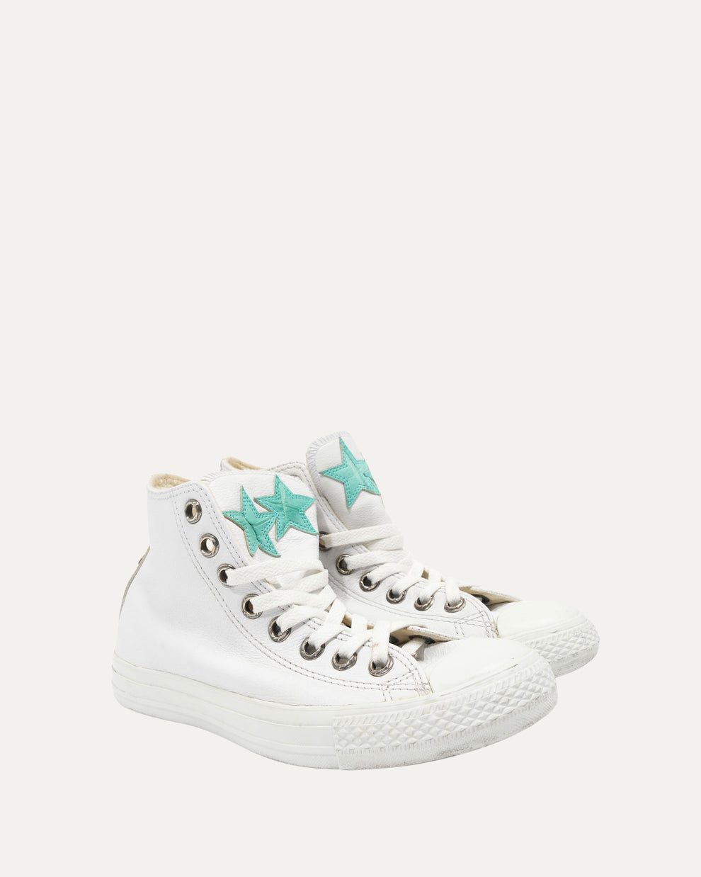 Chrome Hearts Converse Star Patch Leather Chuck Taylor Sneakers ...