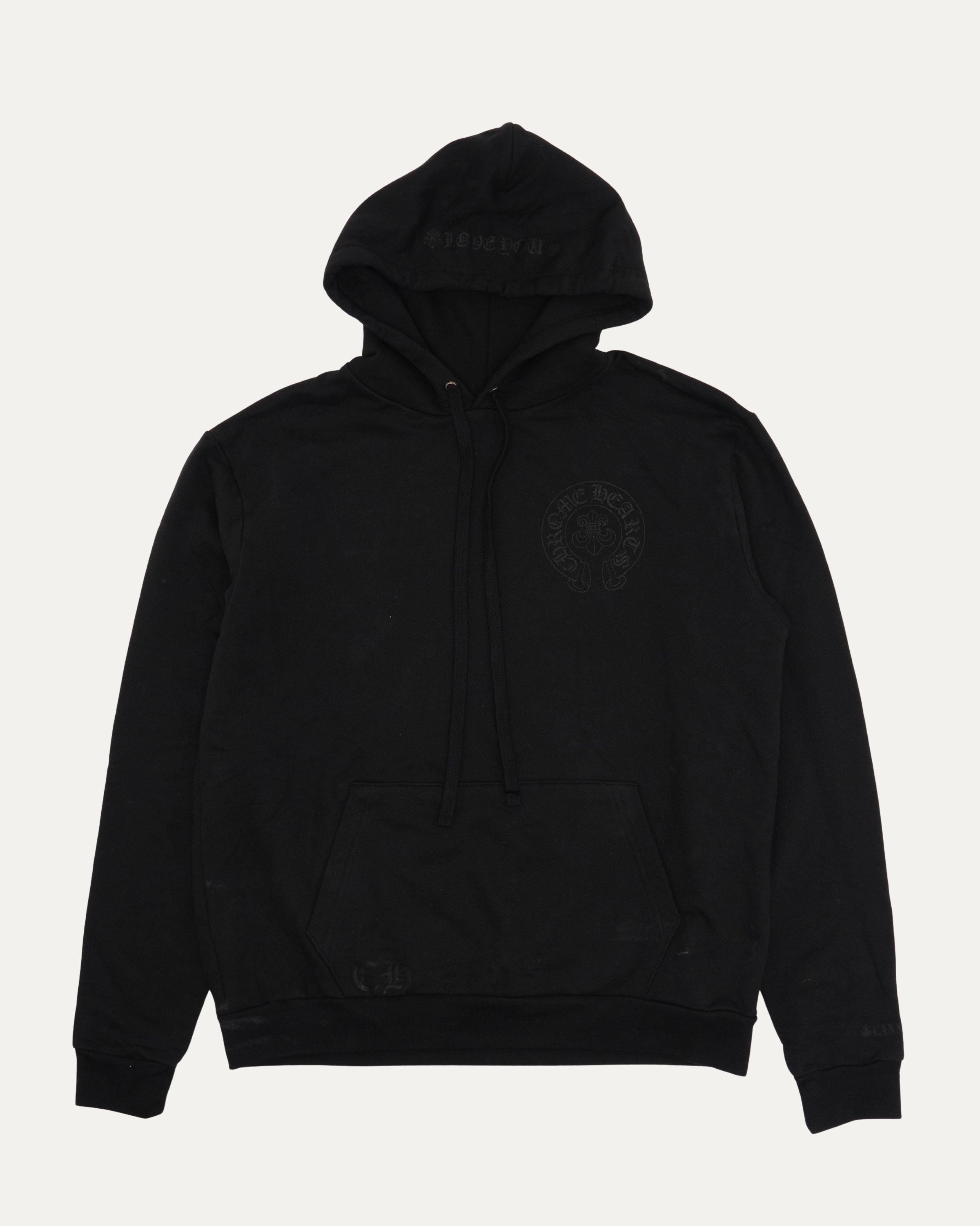 Chrome Hearts Cannes Exclusive Tonal Horseshoe Logo Hoodie – Justin Reed