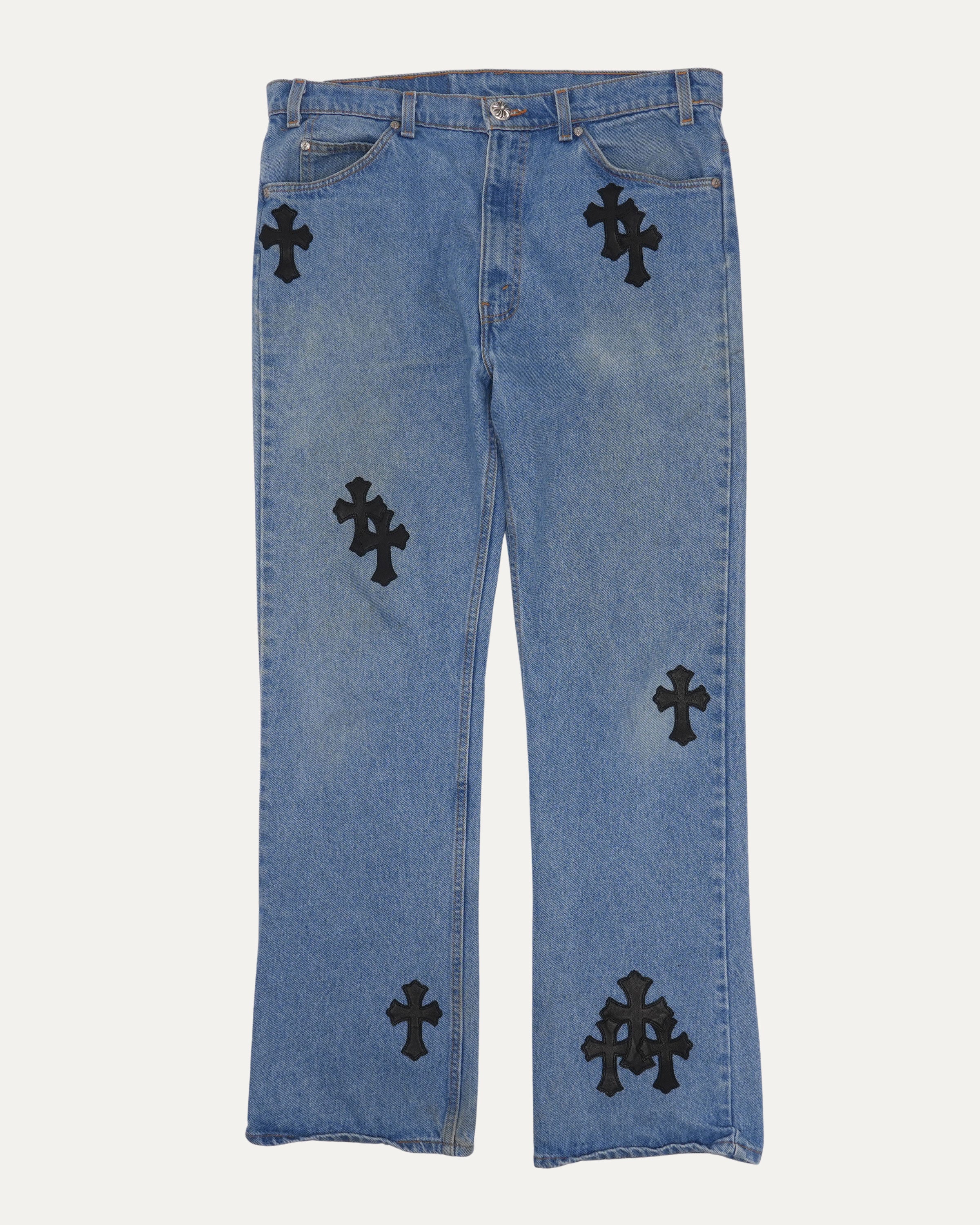 Chrome Hearts Levi's 517 Cross Patch Jeans – Justin Reed