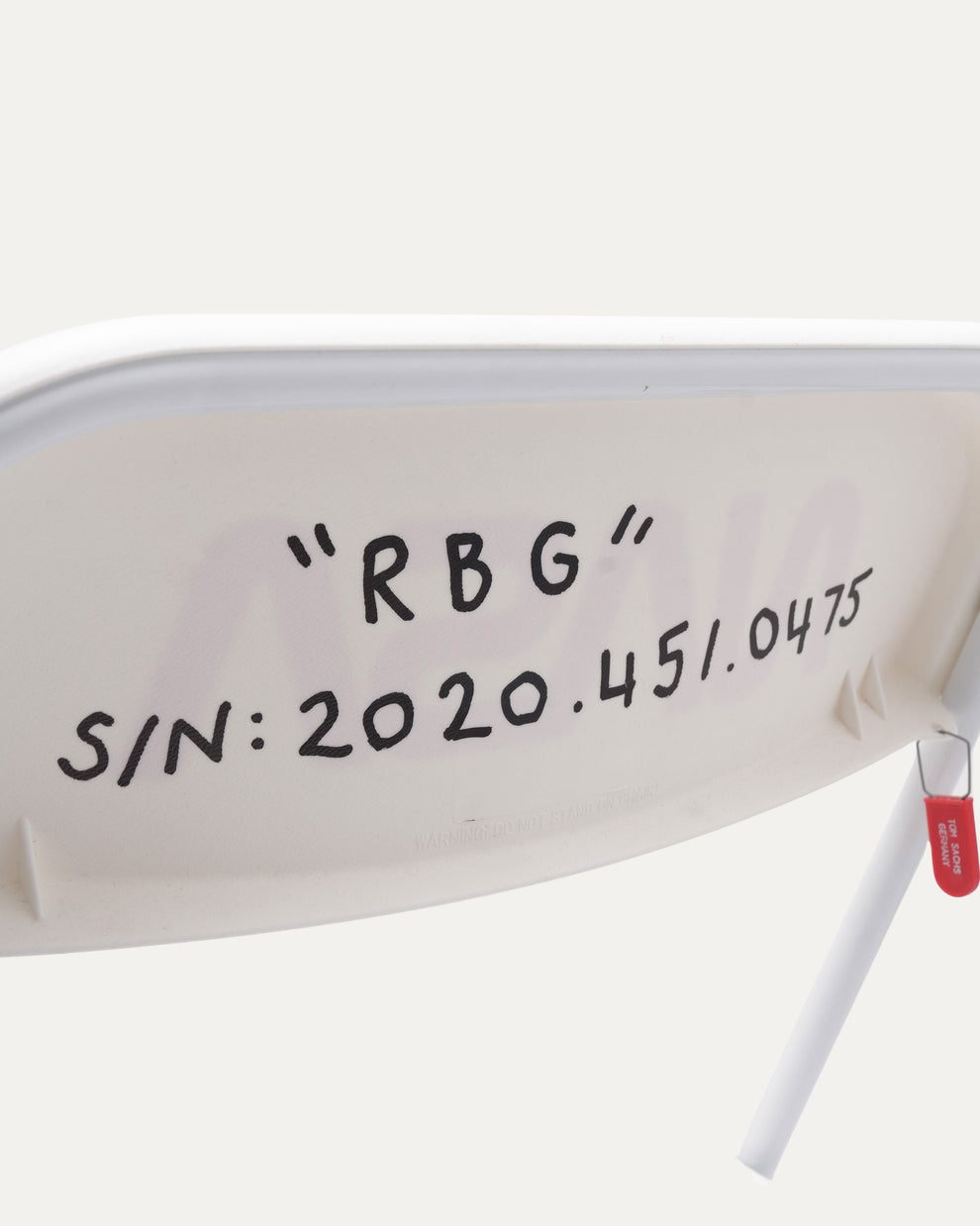 Tom Sachs Mars Space Program NASA Chair - 2020 - 'RBG' – Justin Reed