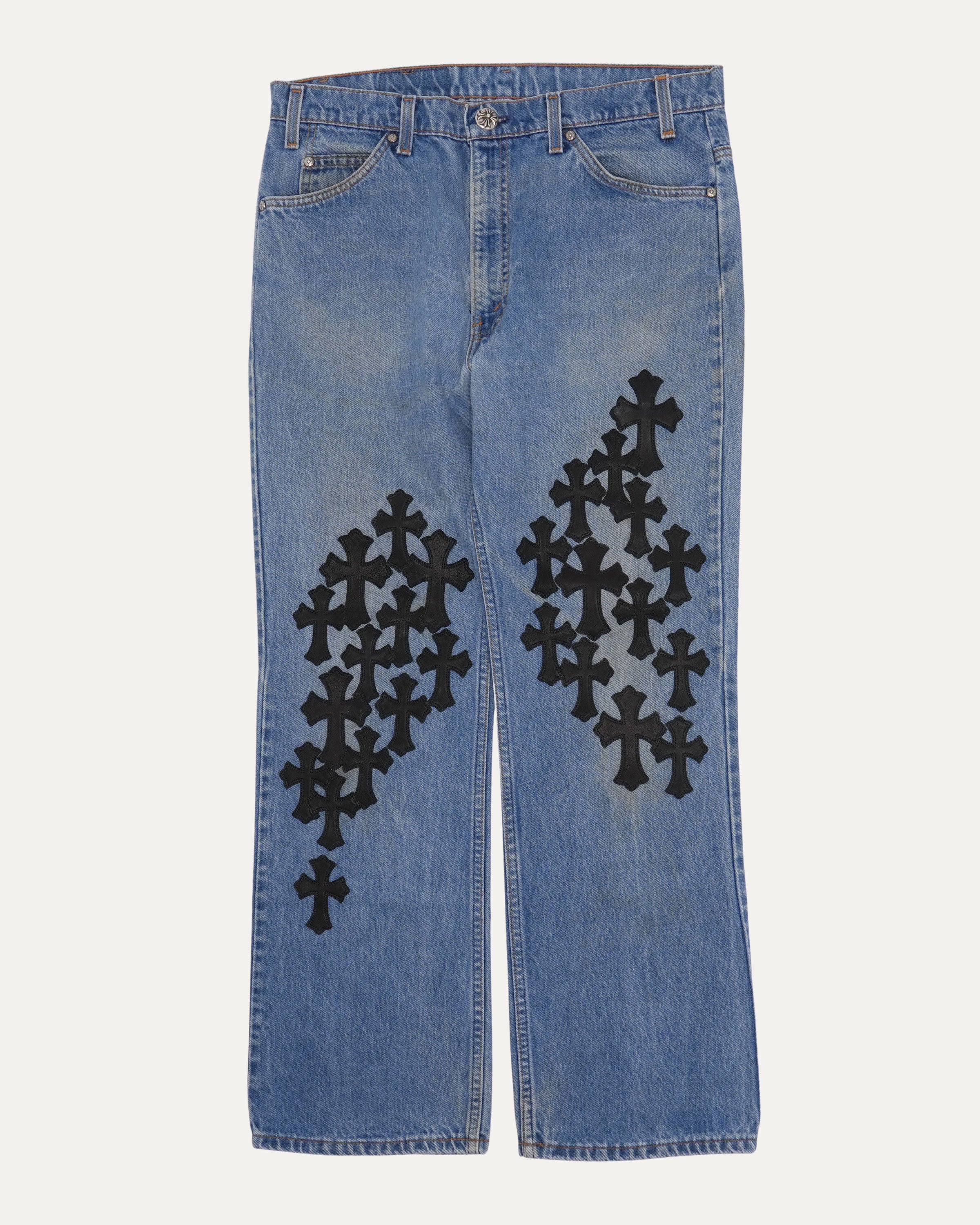 Chrome Hearts Levi's 517 Cross Patch Jeans – Justin Reed