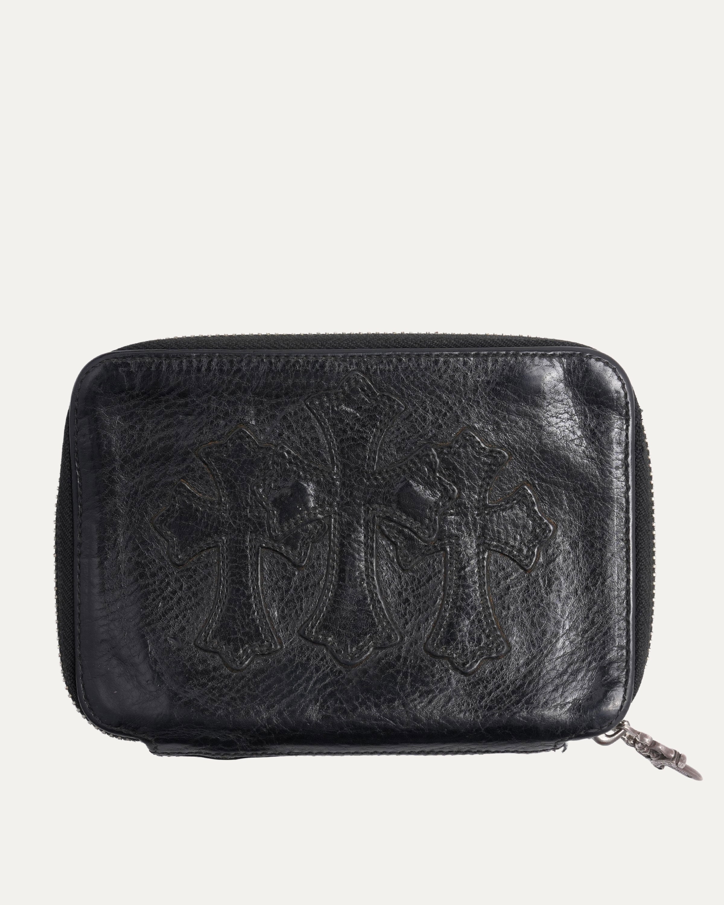 Chrome Hearts Cemetery Cross Patch Zip Wallet – Justin Reed