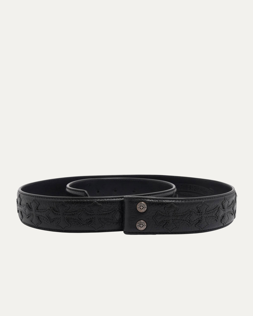 Chrome Hearts Destroyer Tonal Cross Patch Belt Strap – Justin Reed