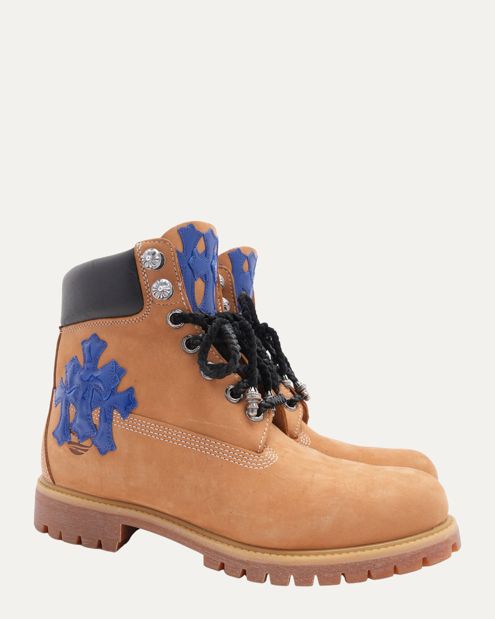 Chrome Hearts Cross Patch Timberland 6 Inch Boots – Justin Reed