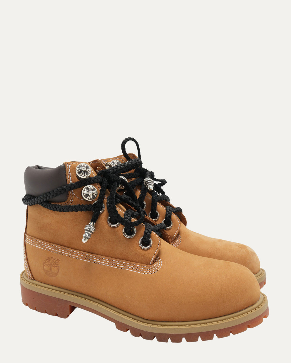 Chrome Hearts Children's Cross Patch Timberland 6 Inch Boots – Justin Reed