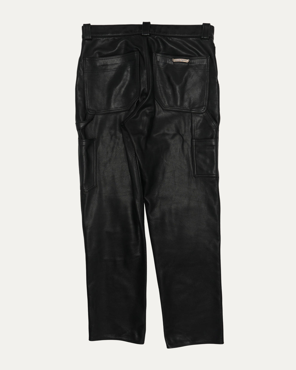 Chrome Hearts Fleur Knee Leather Carpenter Pants – Justin Reed