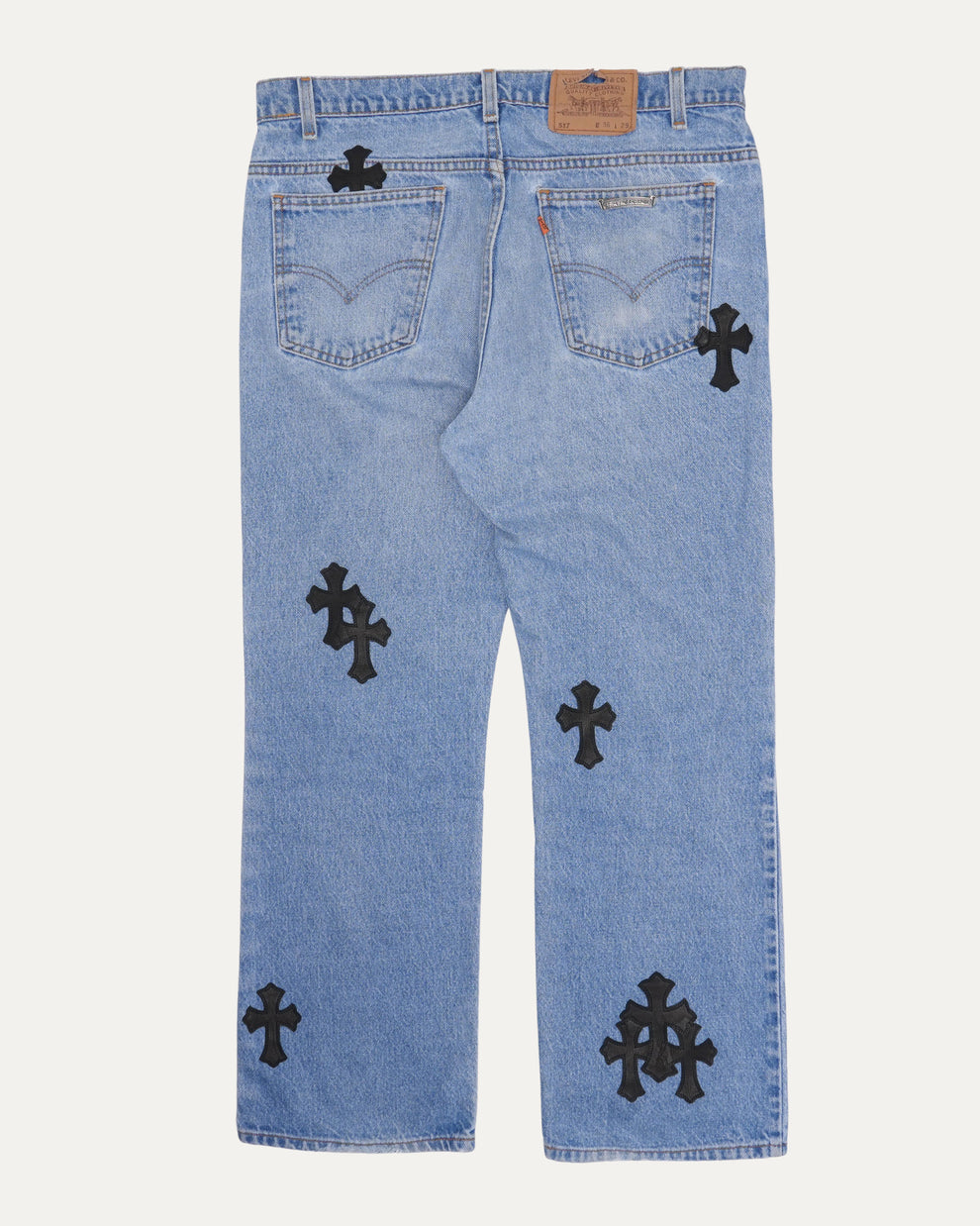 Chrome Hearts Levi's 517 Cross Patch Jeans – Justin Reed