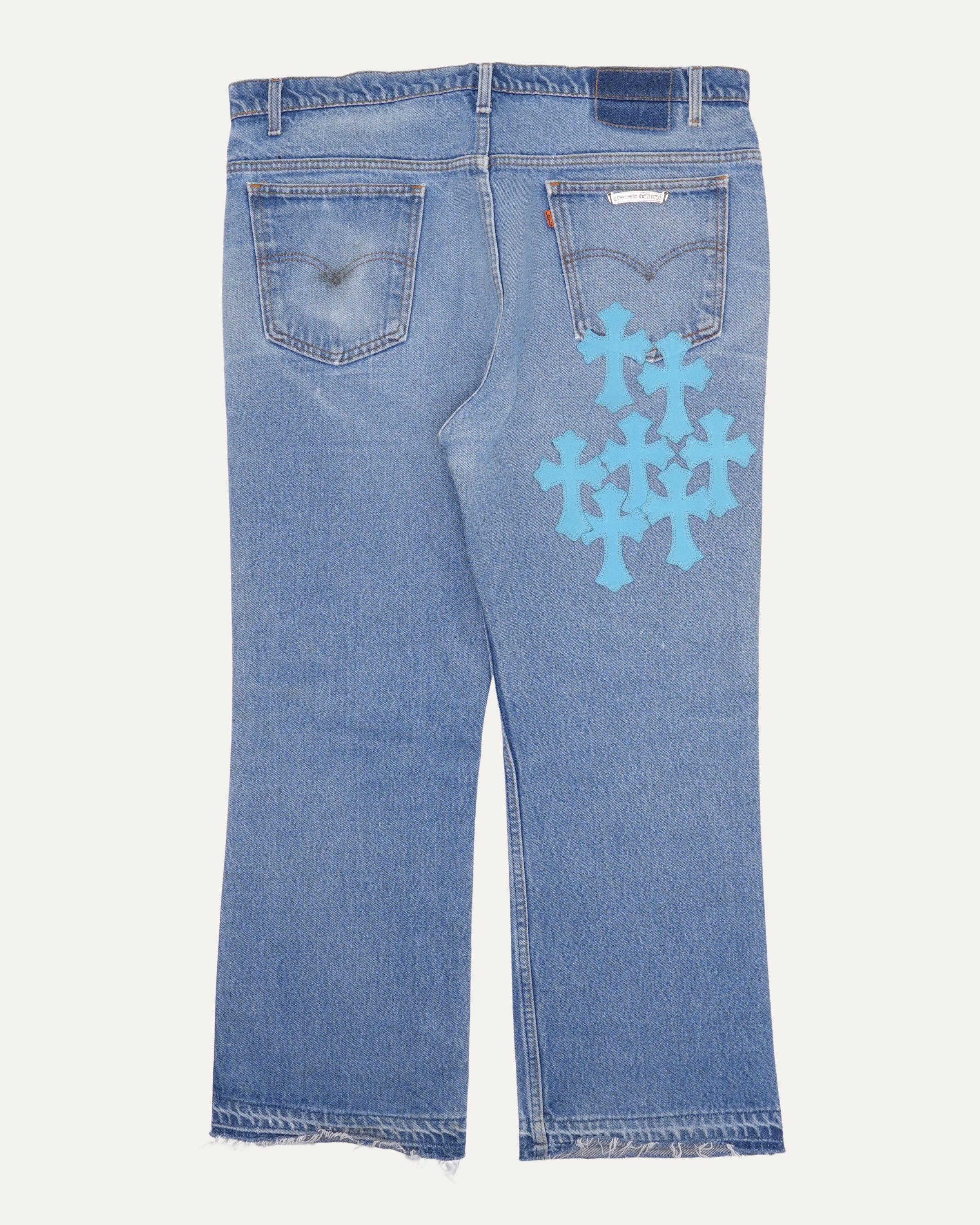 Chrome Hearts Levis 517 Cross Patch Jeans – Justin Reed