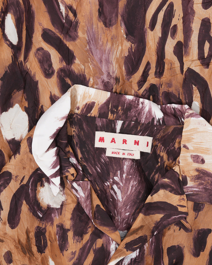 Marni Leopard Print Camp Collar Shirt – Justin Reed