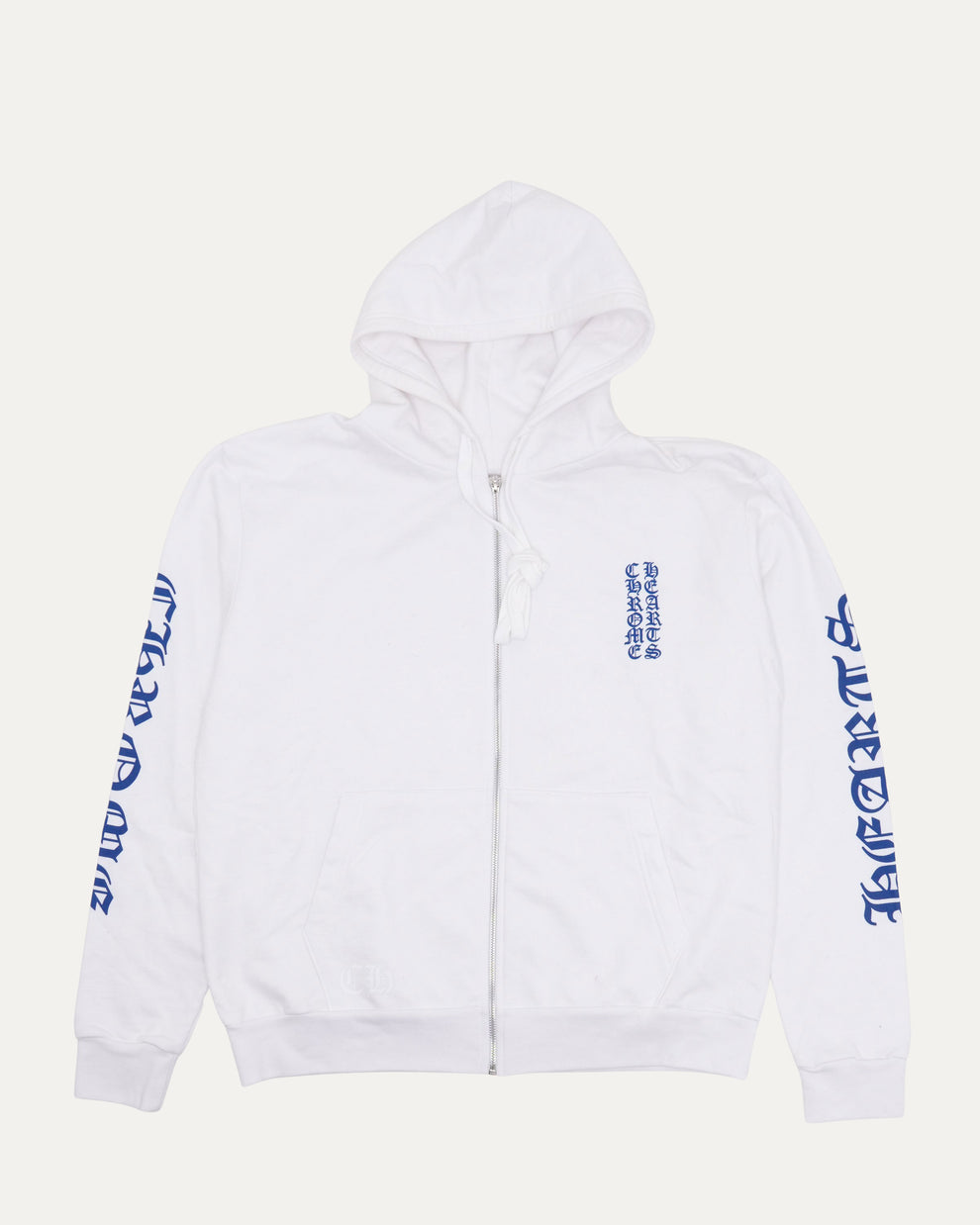 Chrome Hearts Vertical Logo Zip Up Hoodie – Justin Reed