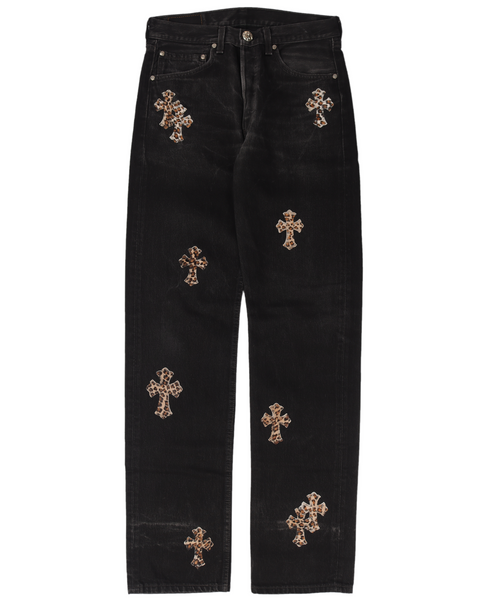 Chrome Hearts Levi's Cross Patch Denim – Justin Reed Chrome Hearts Levi's Cross Patch Denim – Justin Reed