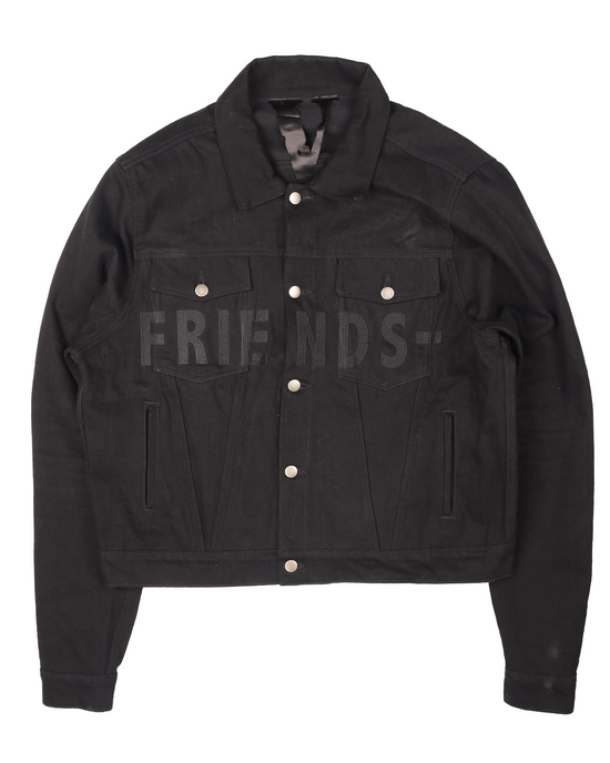 FRIENDS Embroidered Denim Jacket – Justin Reed