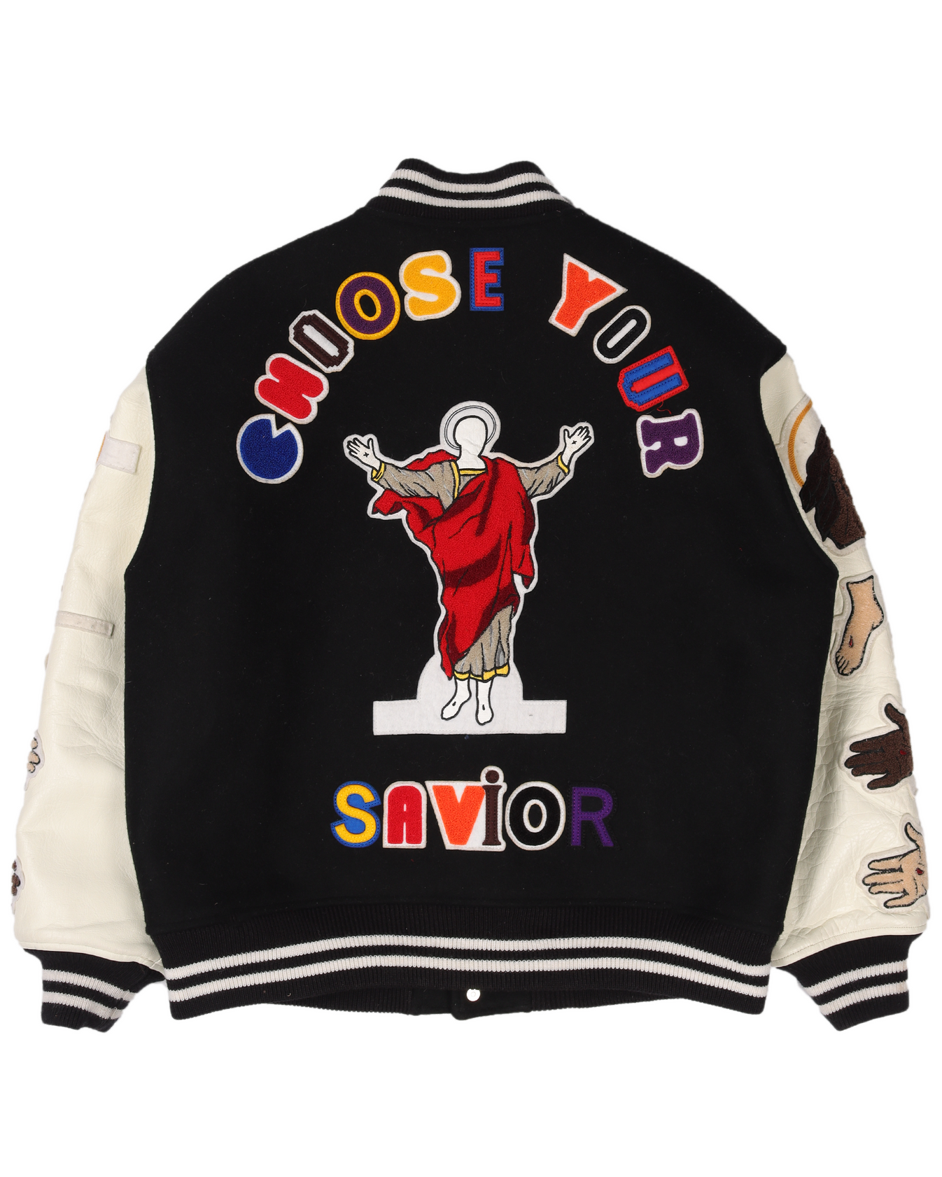 Saint Michael DENIM TEARS Stadium Varsity Jacket – Justin Reed