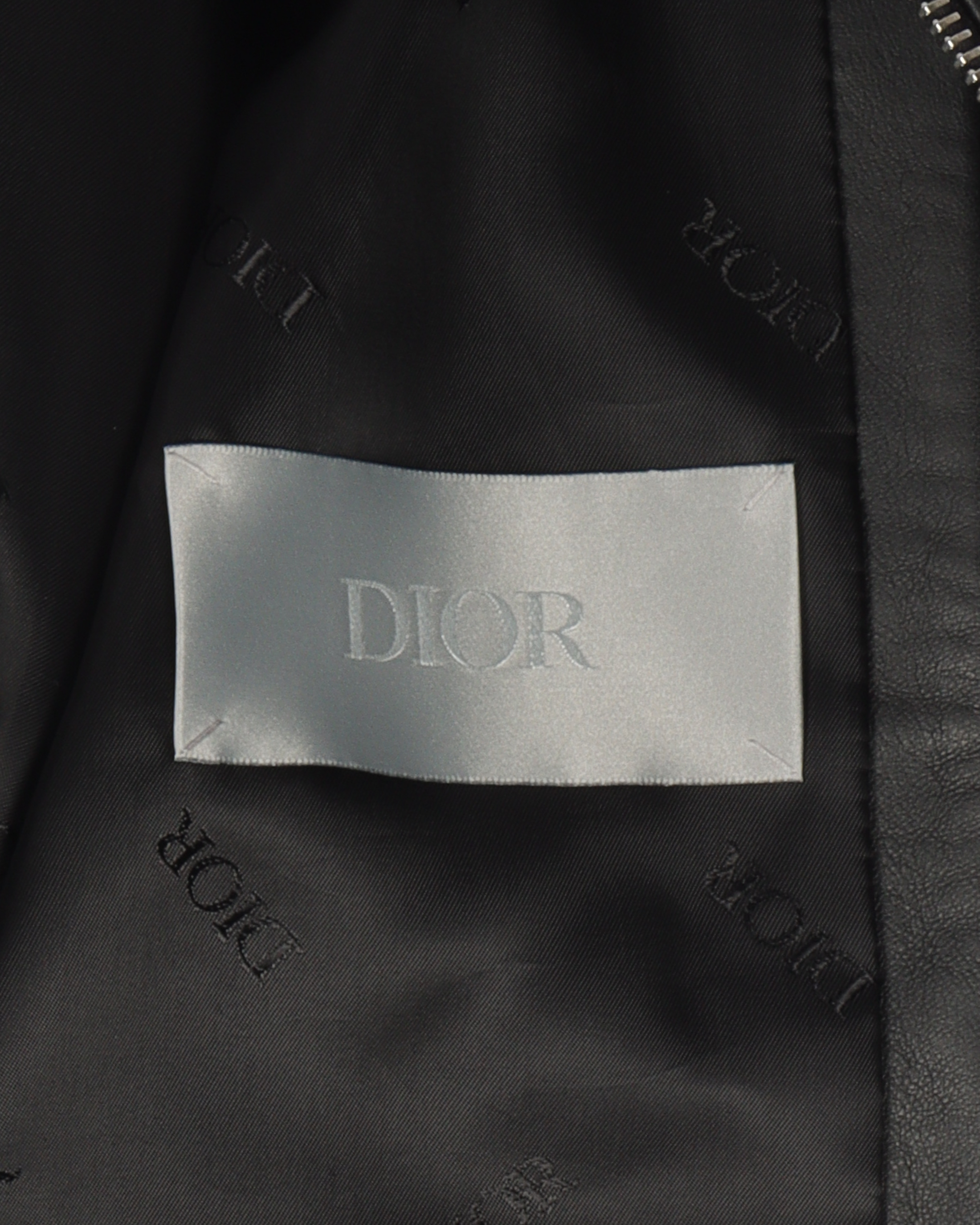Dior Leather Zip-Up Bomber Jacket – Justin Reed